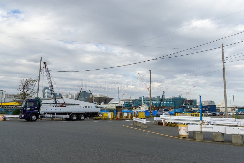 Tokyo Bay Ferry Terminal editorial photography. Image of landscape ...