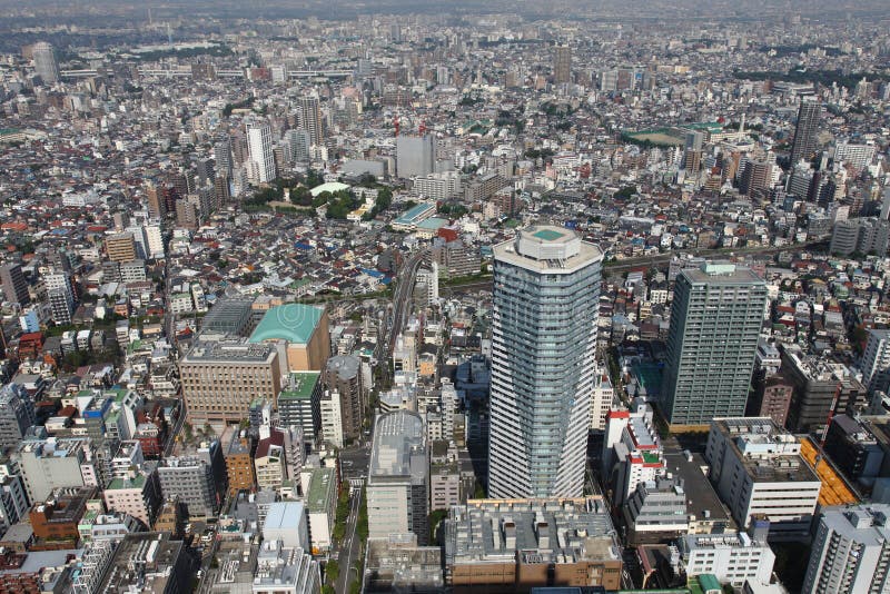 Tokyo bird s eye view stock image. Image of tokyo, destination - 15508769