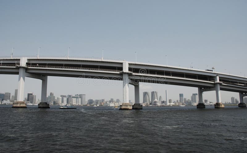Tokyo Bridge stock photo. Image of long, building, boats - 47092520