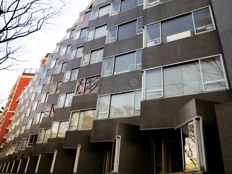 Tokyo building stock photo. Image of dark, highrise, architecture ...