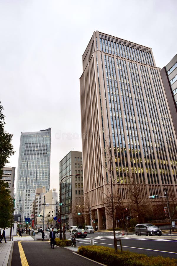 Tokyo Center Business District Editorial Stock Photo - Image of ...