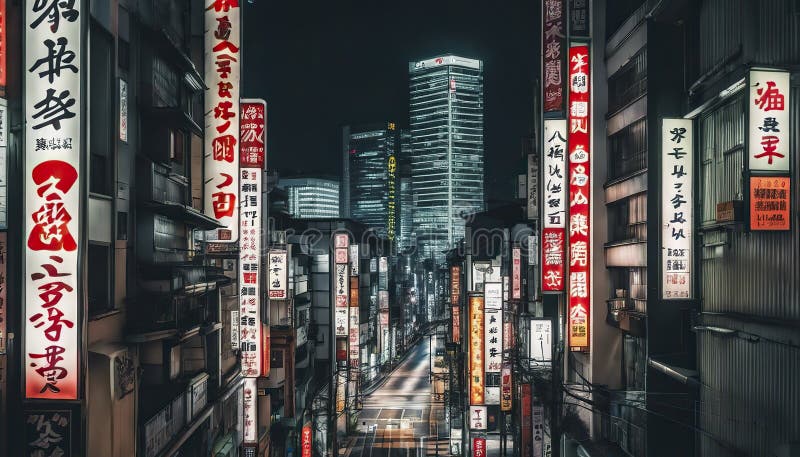 Tokyo City in the Night, Street at Night, Night Scene, City in the ...