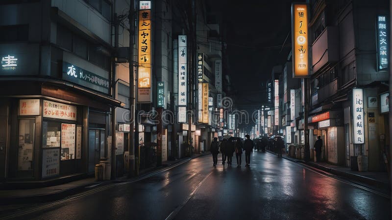 Tokyo City in the Night, Street at Night, Night Scene, City in the ...