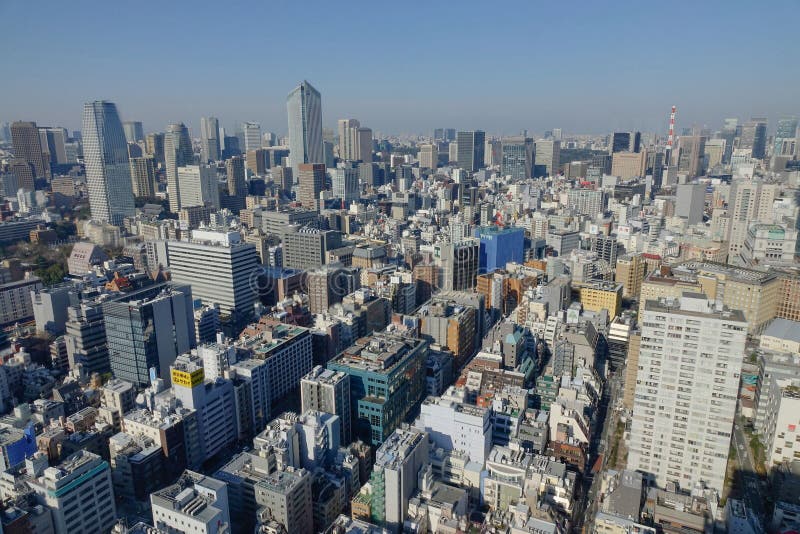 Tokyo City skyline editorial image. Image of building - 69133505