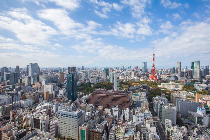 Tokyo city view stock image. Image of landmark, asian - 51280253