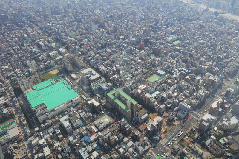 Tokyo City View from Tokyo Sky Tree Editorial Stock Photo - Image of ...