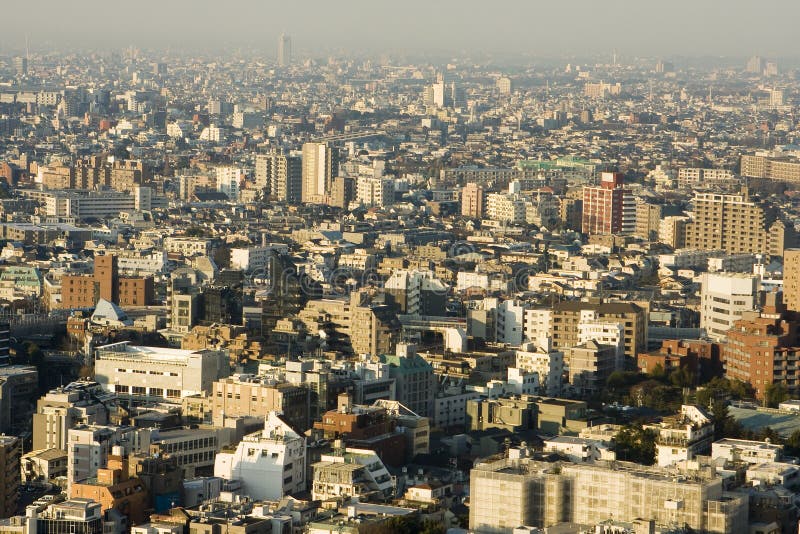 Tokyo Cityscape from the 28th Floor Stock Photo - Image of building ...
