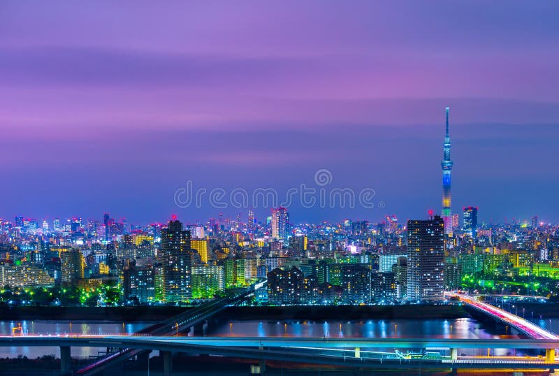 Tokyo cityscape, Japan stock photo. Image of japanese - 161228962