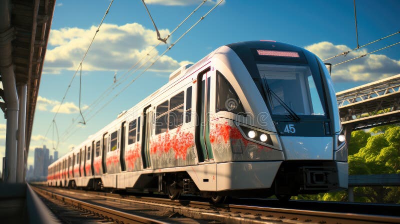 Tokyo Commuter Train, Japan Railway Local Train during Sunset Stock ...