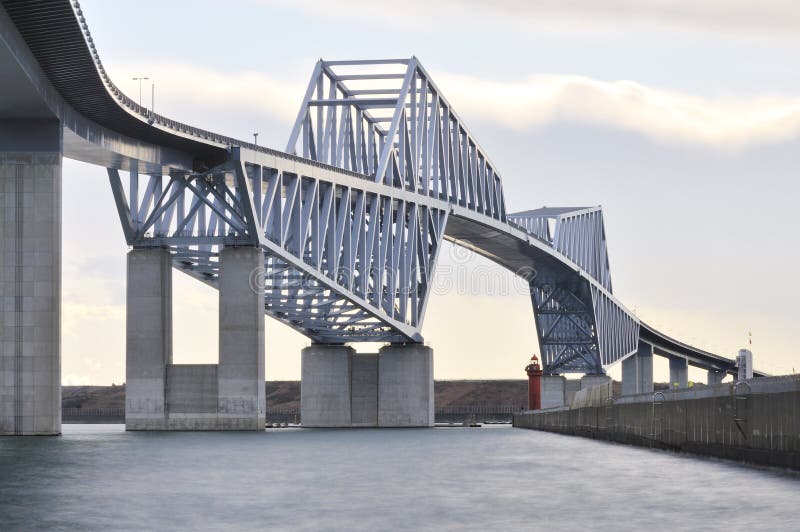 Tokyo Gate Bridge stock image. Image of graphics, highway - 23975127