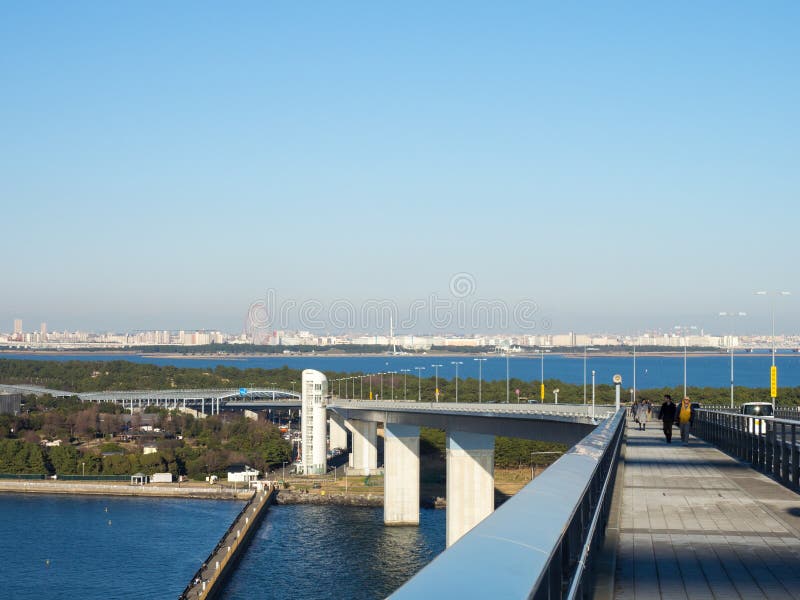 Tokyo Gate Bridge editorial stock image. Image of landscape - 122860764