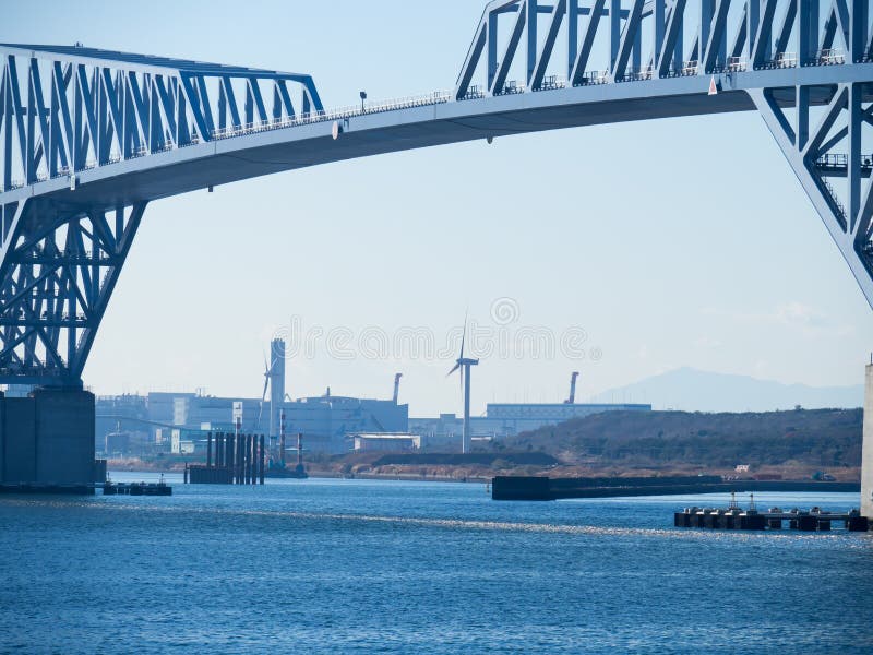 Tokyo Gate Bridge stock photo. Image of tokyon, road - 122860774