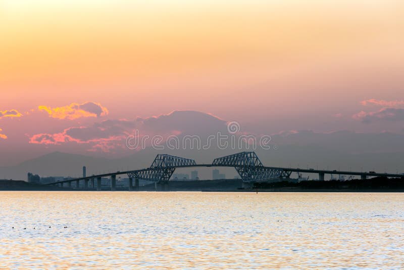 Tokyo Gate Bridge stock photo. Image of asia, bridge - 95458792