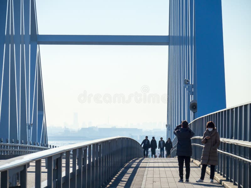 Tokyo Gate Bridge editorial stock image. Image of urban - 122860799