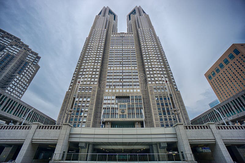 Tokyo Government Building stock image. Image of skyscraper - 97156229