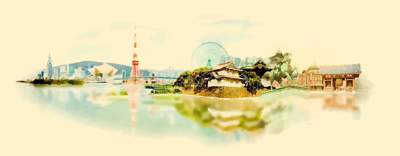 Tokyo City Illustration Stock Illustrations 8173 Tokyo City Illustration Stock Illustrations
