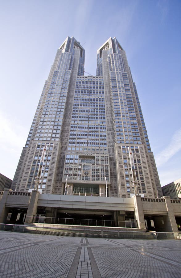 Tokyo High Rise City Towers Stock Photo - Image of corporate, built ...