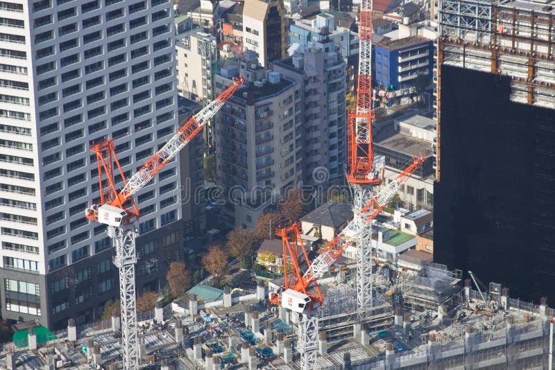 Tokyo Construction stock image. Image of construction - 9772097
