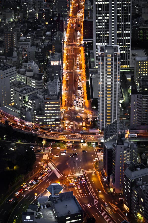 Tokyo Intersection stock photo. Image of street, road - 21465270