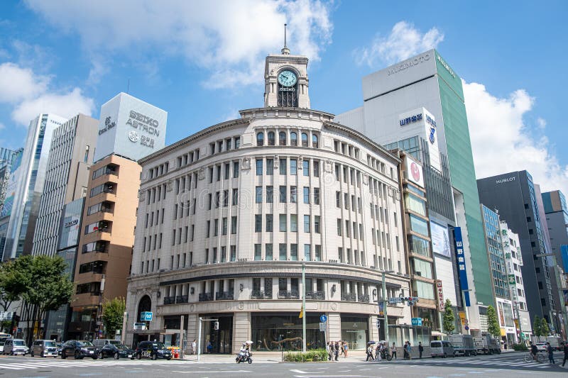 Tokyo clock stock image. Image of clock, black, symbols - 101312659