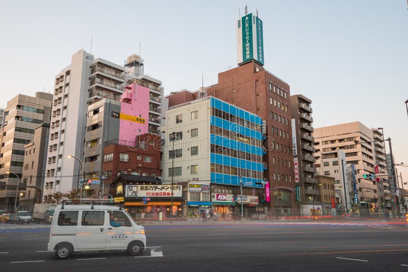 Sumida District , Tokyo, Japan. Editorial Photography - Image of ...