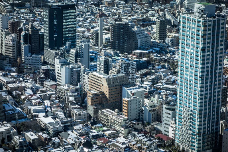 Tokyo, Japan stock image. Image of dense, city, panoramic - 45936263