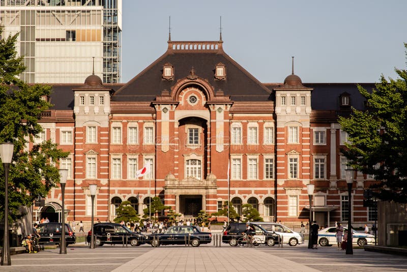 Tokyo, Japan - 9 8 19: the Front of Tokyo Station`s Famous Brick ...