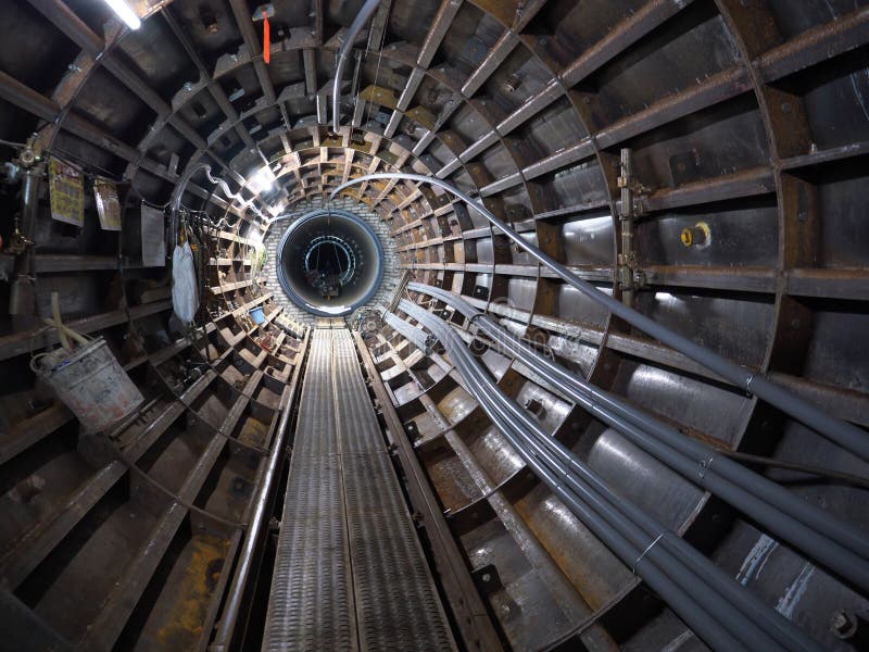 Aqueduct Under Construction Using a Shield Method Editorial Image ...