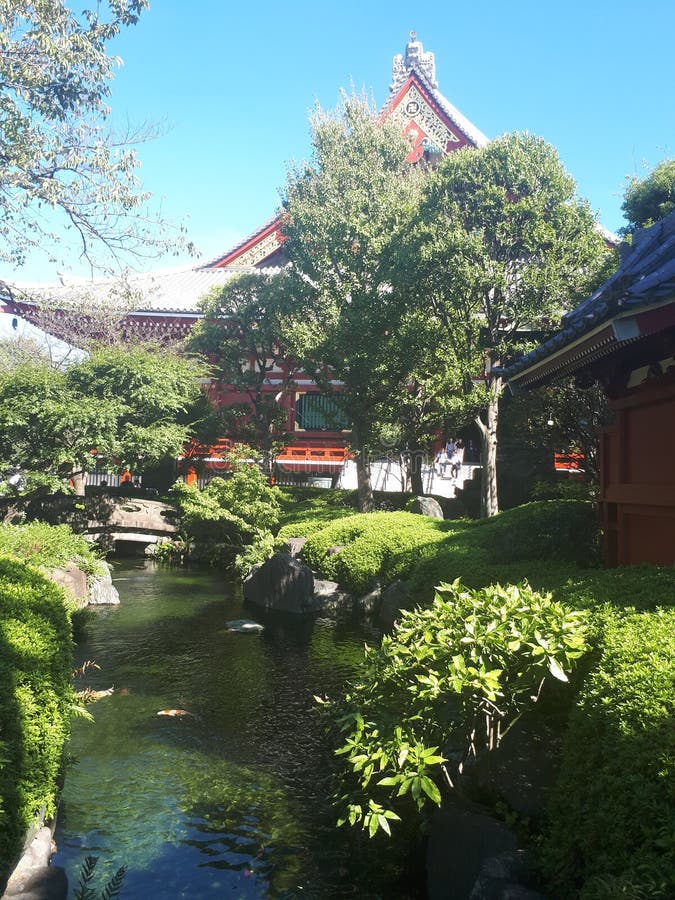 Tokyo Japan Temple stock image. Image of ...