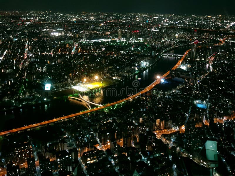 Tokyo light at sky tree stock image. Image of tree, tokyo - 263335551