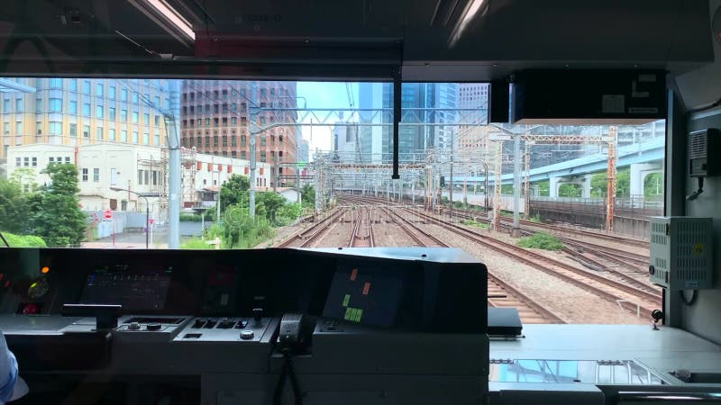Tokyo Metro. View from the Driver S Cabin Stock Video - Video of city ...