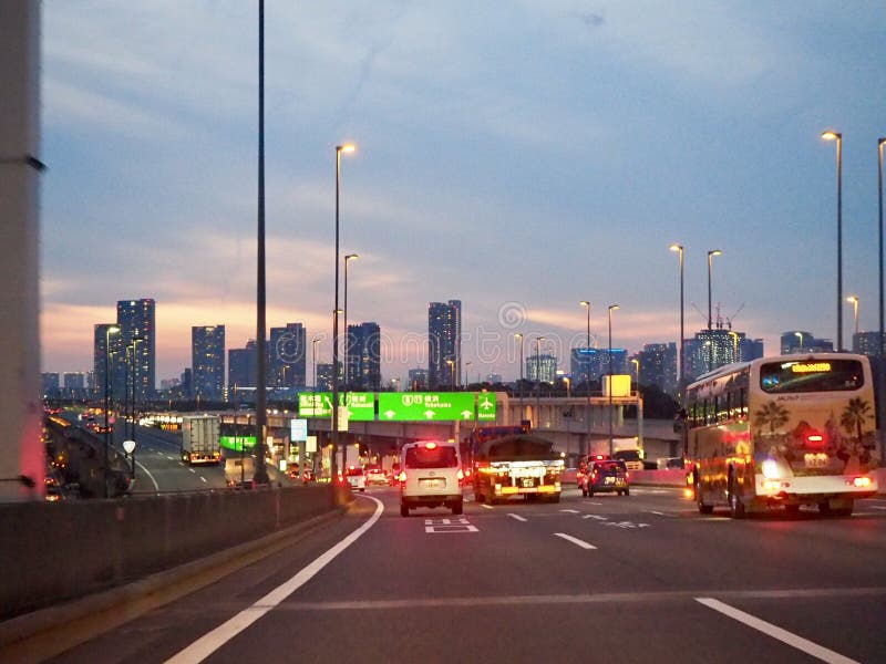 Tokyo Metropolitan Expressway Editorial Stock Photo - Image of cars ...