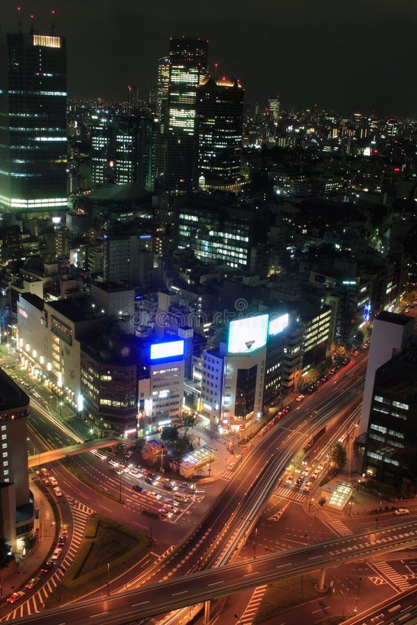 Tokyo at night stock photo. Image of space, beautiful - 8069348