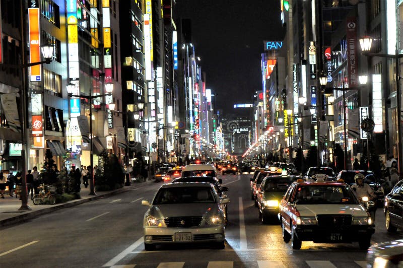 Tokyo at night editorial photography. Image of aman - 145072117