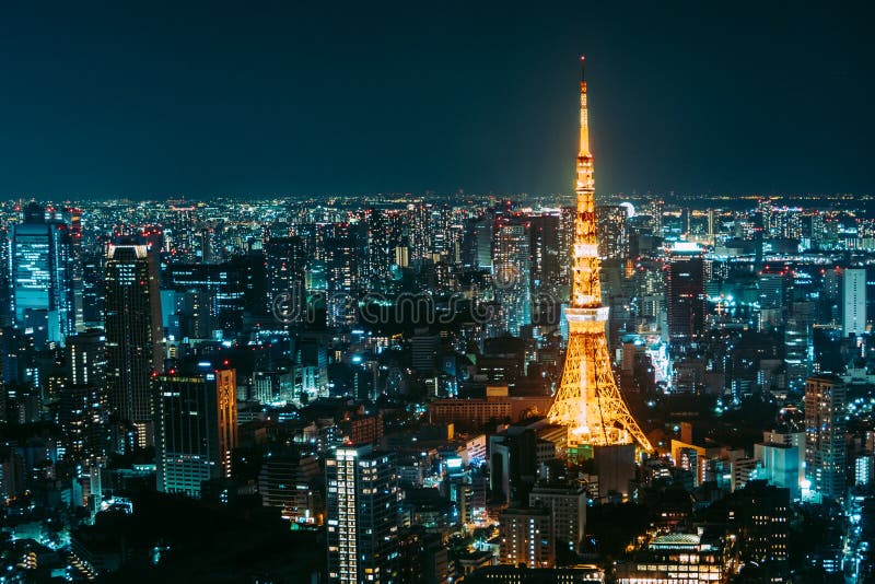 Tokyo Night View editorial photo. Image of travel, japan - 88316786