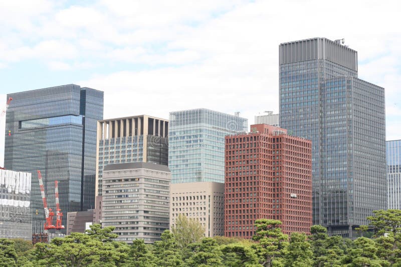 Tokyo office building stock image. Image of financial - 38923439