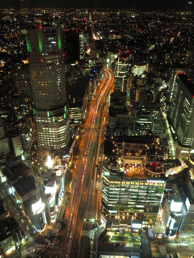 Tokyo Panorama from Scramble Square Building Stock Image - Image of ...