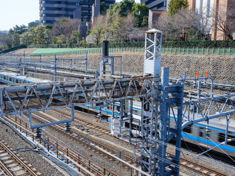 Tokyo S Railway Network: a Marvel of Efficiency Stock Image - Image of ...