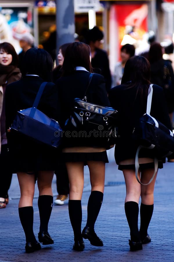 Japan School Girls Short Uniform Stock Photos - Free & Royalty-Free ...