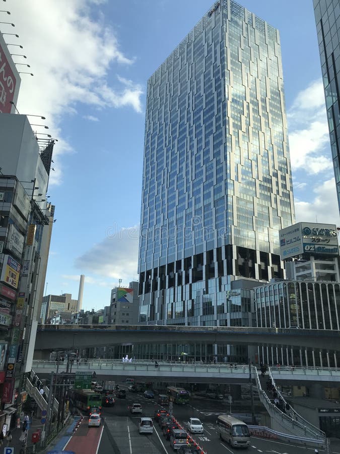 Tokyo Shibuya Google Building Editorial Stock Image - Image of olympic ...