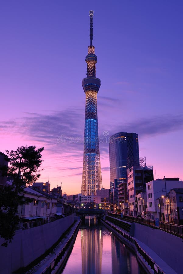 Tokyo Sky Tree editorial photography. Image of city, japanese - 29403447