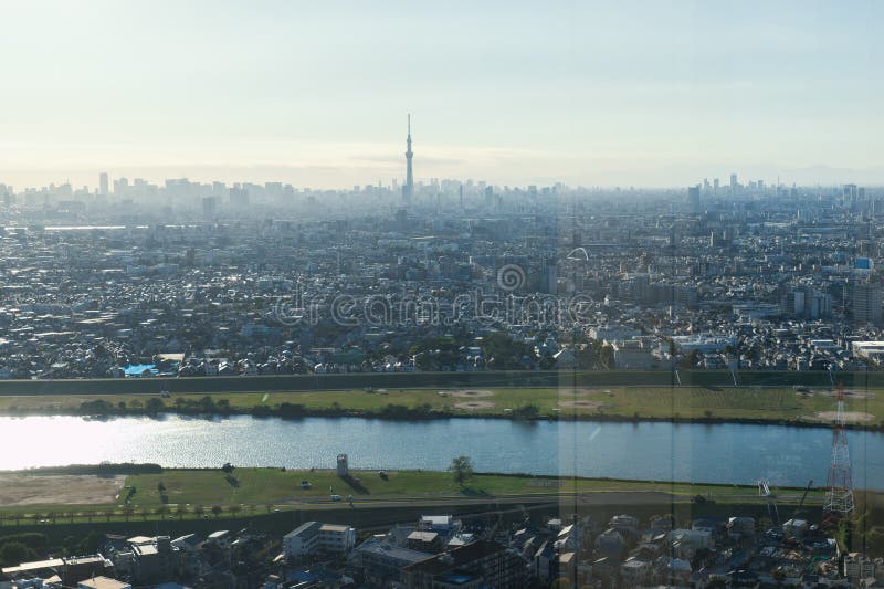 Tokyo Sky Tree and Tokyo Cityscape View Stock Image - Image of exterior ...