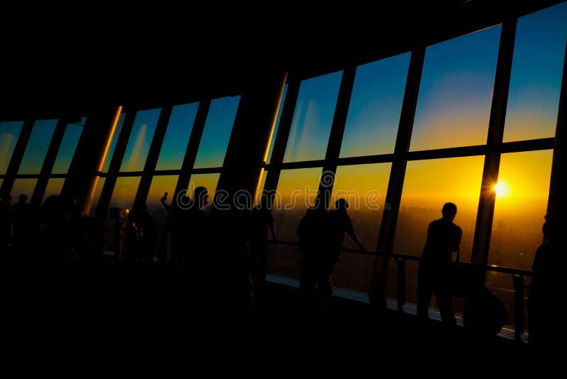 Tokyo Sky Tree Observation Deck and Tourists Editorial Stock Image ...