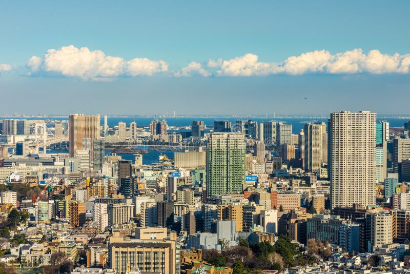 Tokyo skyline editorial stock photo. Image of city, tokyo - 90921208