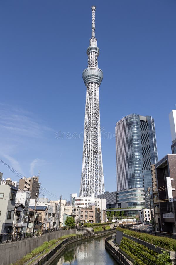 Tokyo Skytree, a Broadcasting and Observation Tower in Tokyo, Japan ...