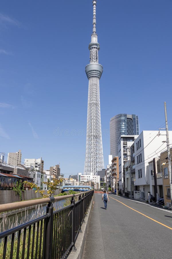 Tokyo Skytree, a Broadcasting and Observation Tower in Tokyo, Japan ...