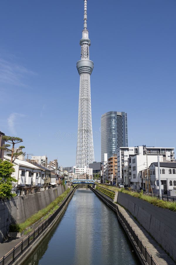 Tokyo Skytree, a Broadcasting and Observation Tower in Tokyo, Japan ...