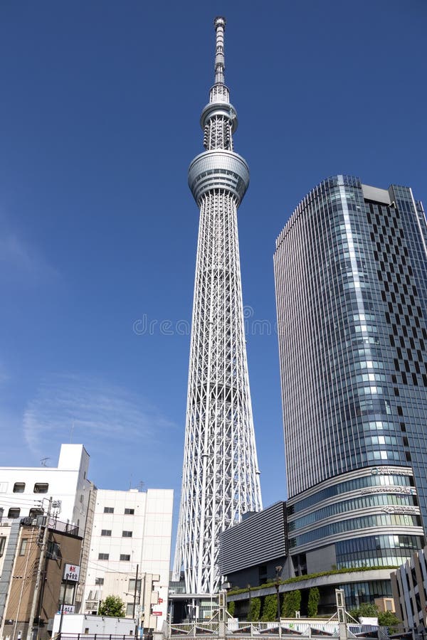 Tokyo Skytree, a Broadcasting and Observation Tower in Tokyo, Japan ...