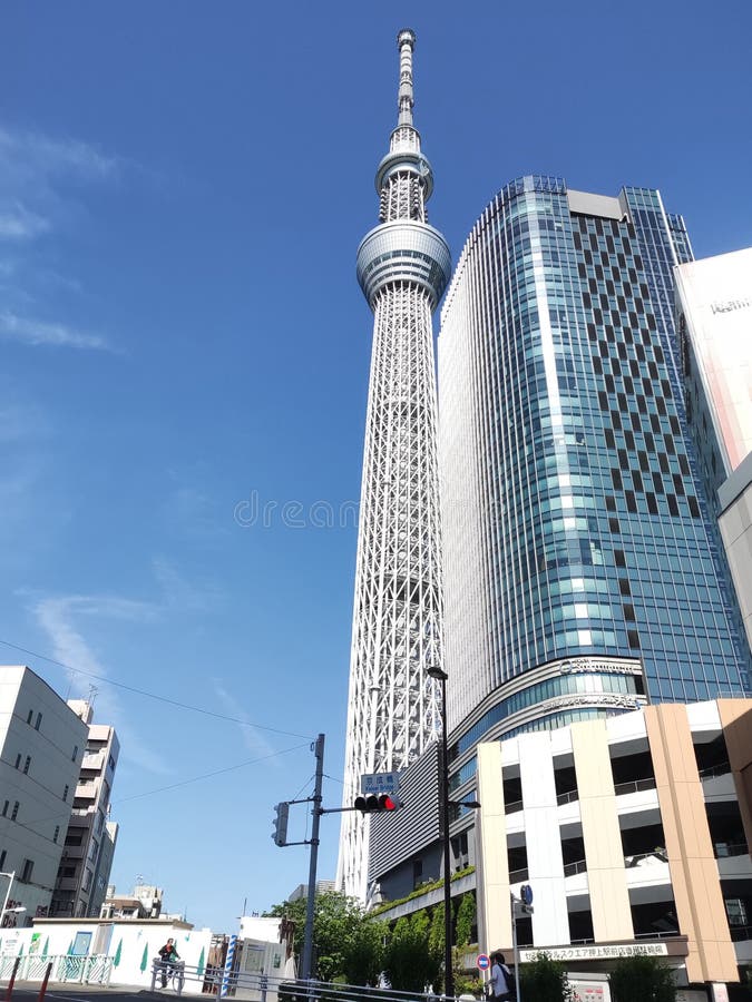 Tokyo Skytree, a Broadcasting and Observation Tower in Tokyo, Japan ...