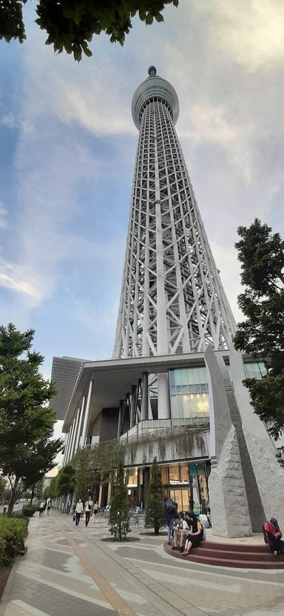 Tokyo Skytree building editorial stock photo. Image of skyscraper ...